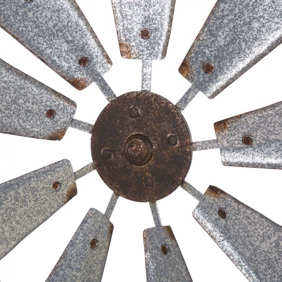 [OFFICIAL] Shop Farmhouse Metal Galvanized Windmill Wall Decor at Glitzhome