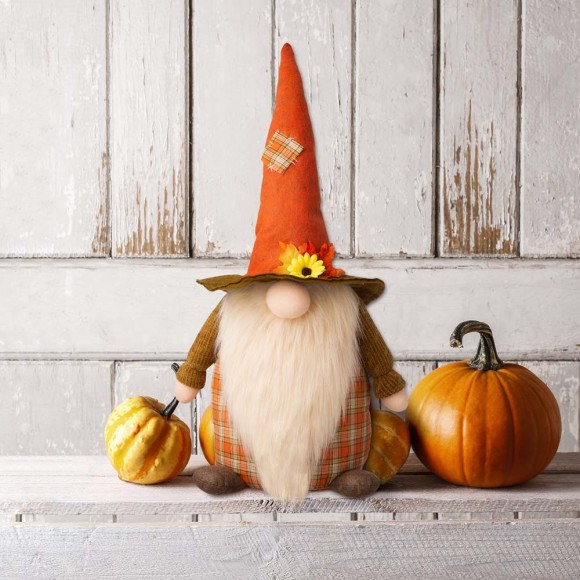 [OFFICIAL] Glitzhome 24"H Fall Fabric Gnome Standing Décor FREE SHIPPING