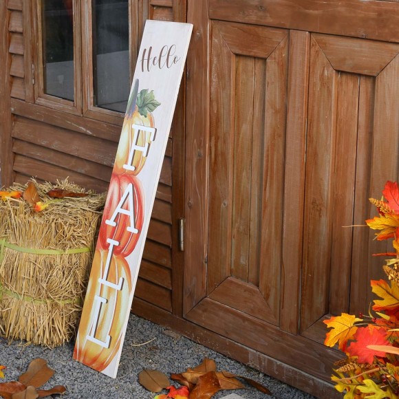 [OFFICIAL] Glitzhome 42"H "Hello FALL" Wooden Porch Sign Decor FREE ...