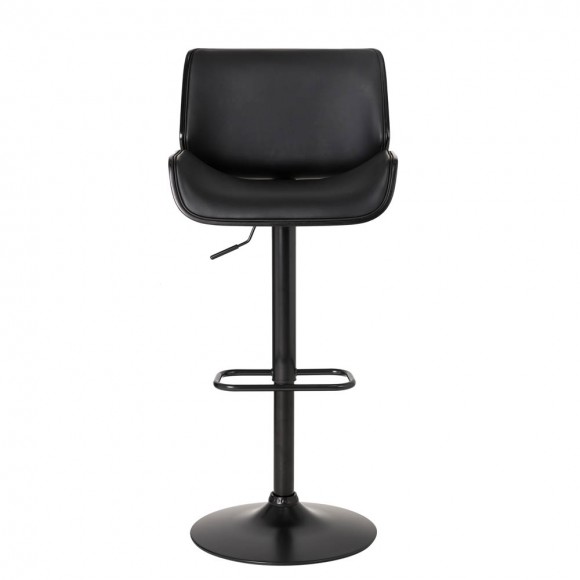 [OFFICIAL] Glitzhome Mid-century Modern Black Adjustable Gaslift Swivel ...