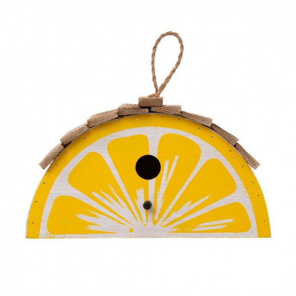 [OFFICIAL] Glitzhome 11.5"L Distressed Solid Wood Lemon Birdhouse
