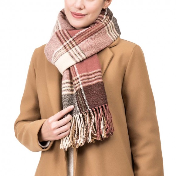 [OFFICIAL] eUty Oversized Fashion Multicolor Plaid Scarf with Tassels ...