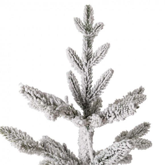 [OFFICIAL] Glitzhome 7ft Deluxe Pre-Lit Snow Flocked Pine Artificial Christmas Tree with 400 ...