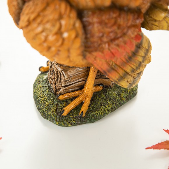 [OFFICIAL] Glitzhome 9.5"H Thanksgiving Resin Turkey Table Decor