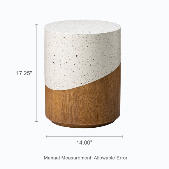 [OFFICIAL] Glitzhome 17.25"H Multi-functional MGO Faux Terrazzo and ...