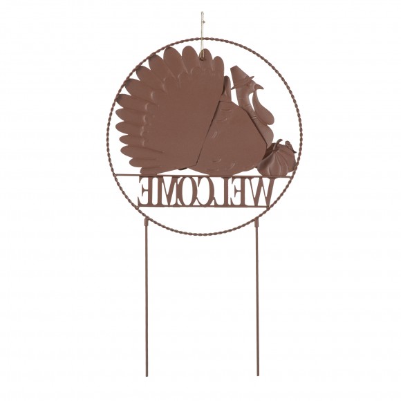[OFFICIAL] Glitzhome 30"H Thanksgiving Metal WELCOME Turkey Yard Stake ...