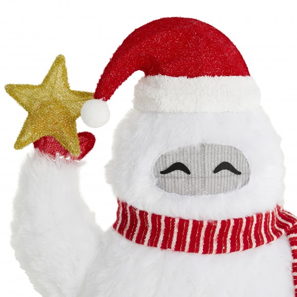 [OFFICIAL] Glitzhome 42"H Lighted Christmas 3D Fabric Yeti Outdoor ...