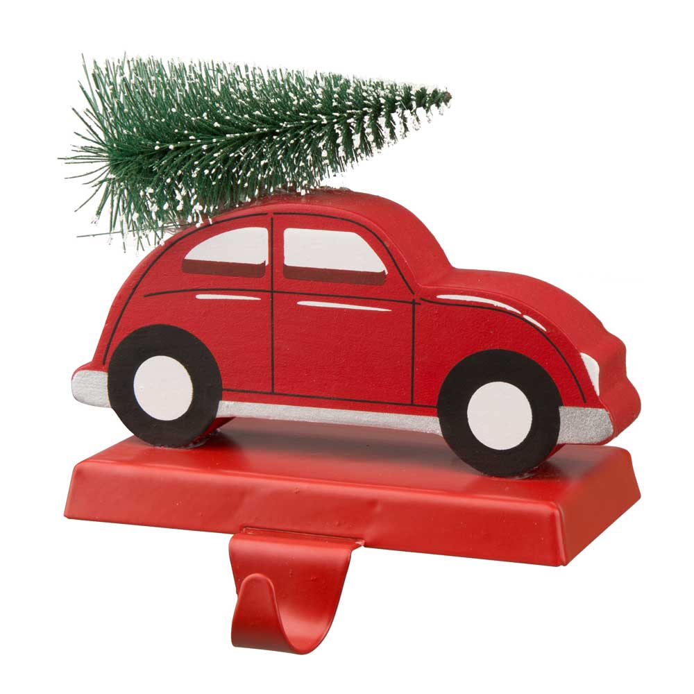 [OFFICIAL] Glitzhome 5.31"H Wooden/Metal Red Car Stocking Holder