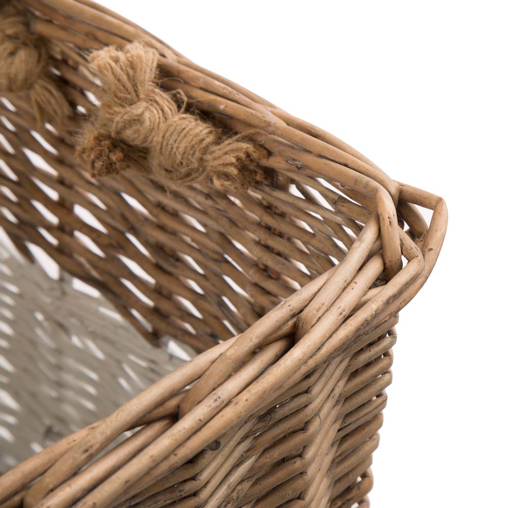 [OFFICIAL] Glitzhome Set of 3pcs Natural/White Square Willow Baskets