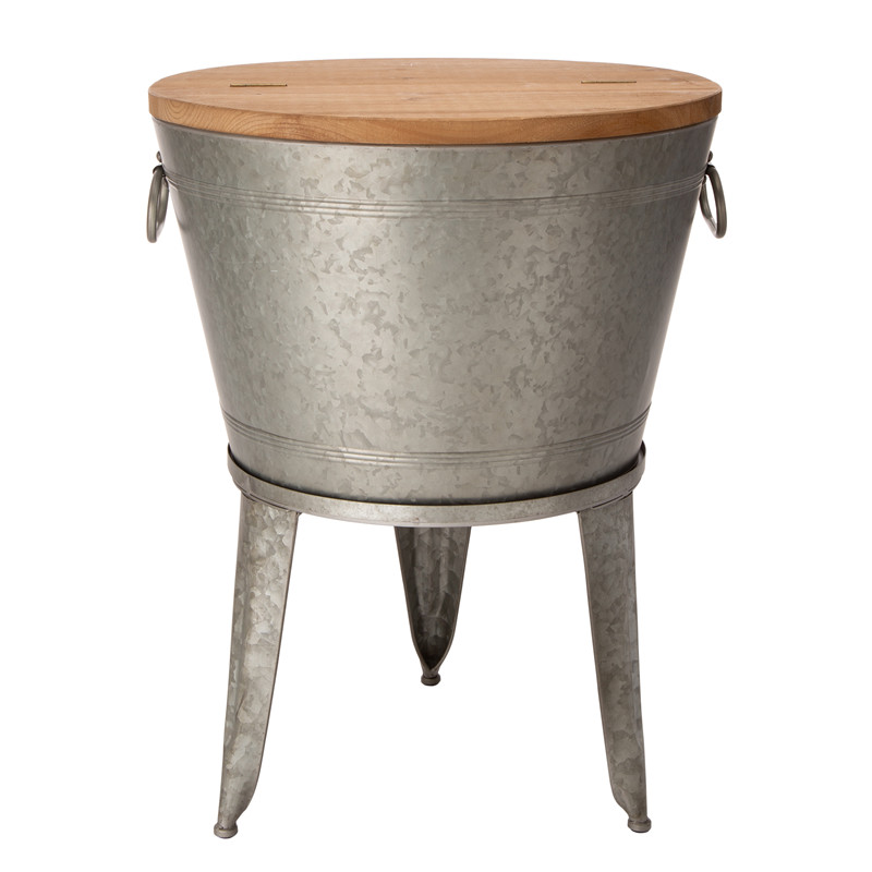 [OFFICIAL] Glitzhome 26.29"H Galvanized Beverage Tub with Metal Stand ...
