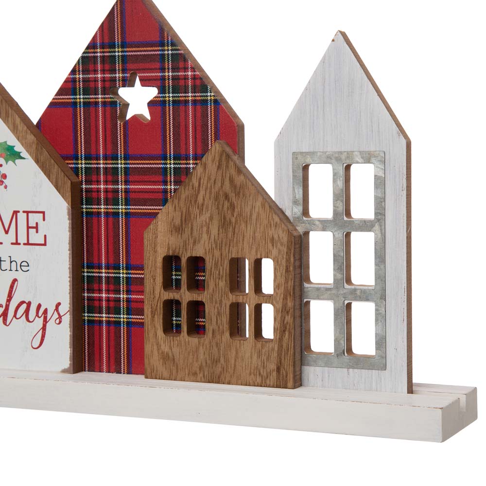 [OFFICIAL] Glitzhome 20"L Metal & Wooden Christmas House Décor FREE ...