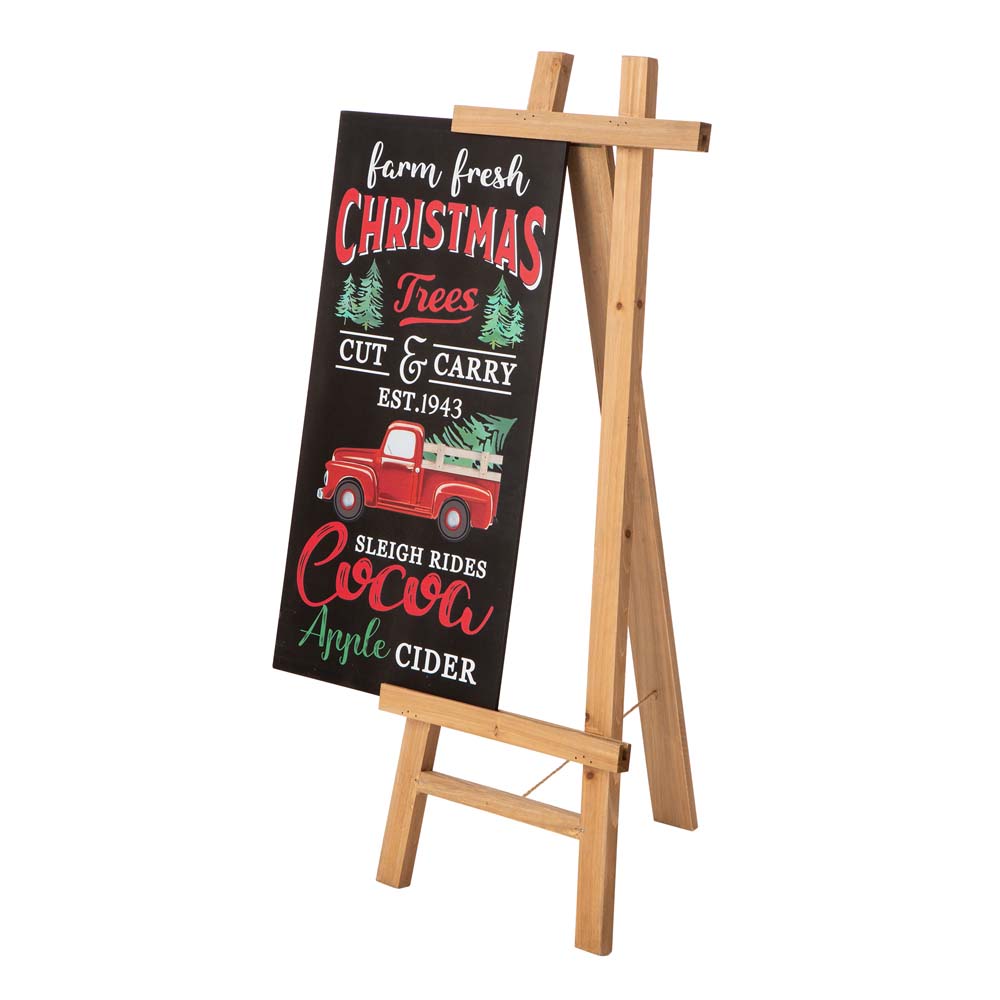 [OFFICIAL] Glitzhome Double Sided Wooden Easel Porch Sign with 2 ...