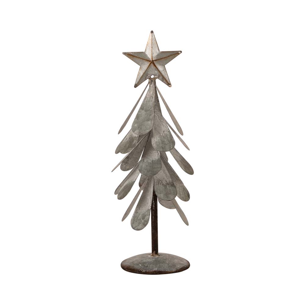 [OFFICIAL] Glitzhome Galvanized Metal Christmas Table Tree Decor Set of 2
