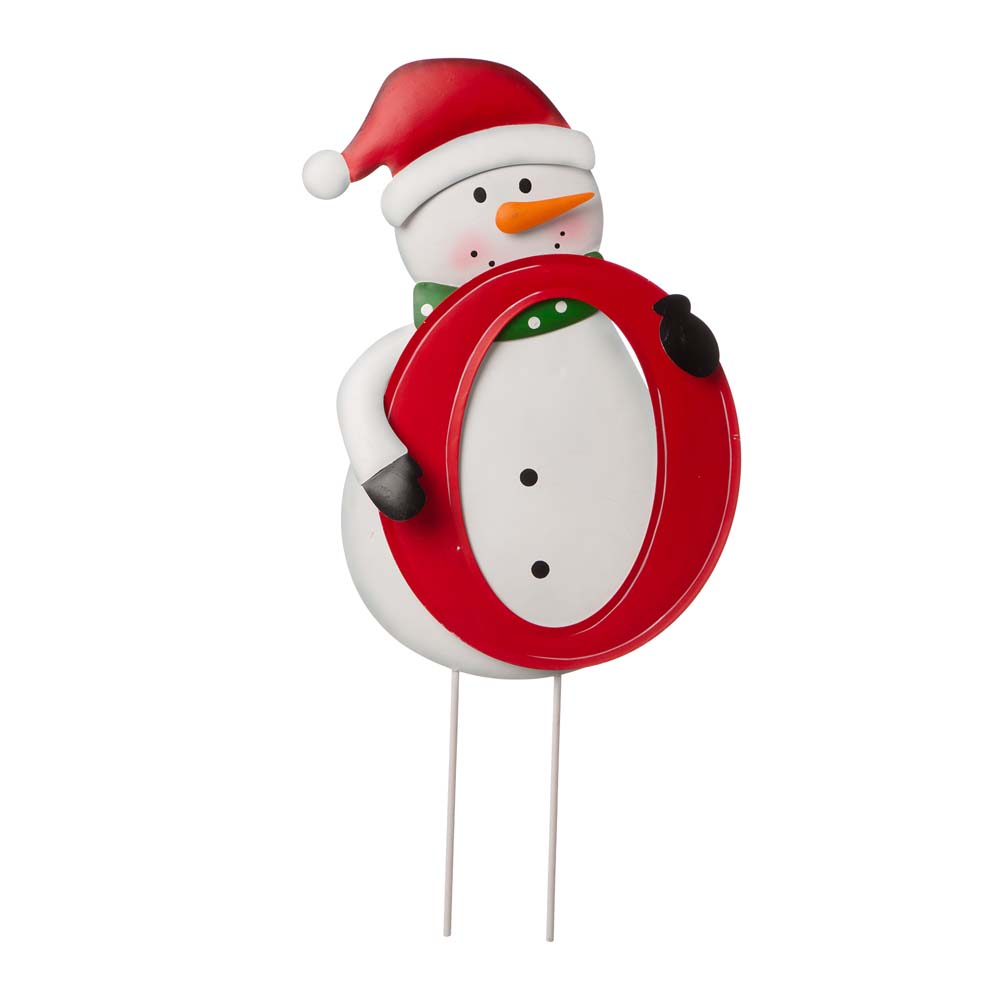 [OFFICIAL] Glitzhome Metal Vertical or Horizontal "JOY" Snowman Family ...