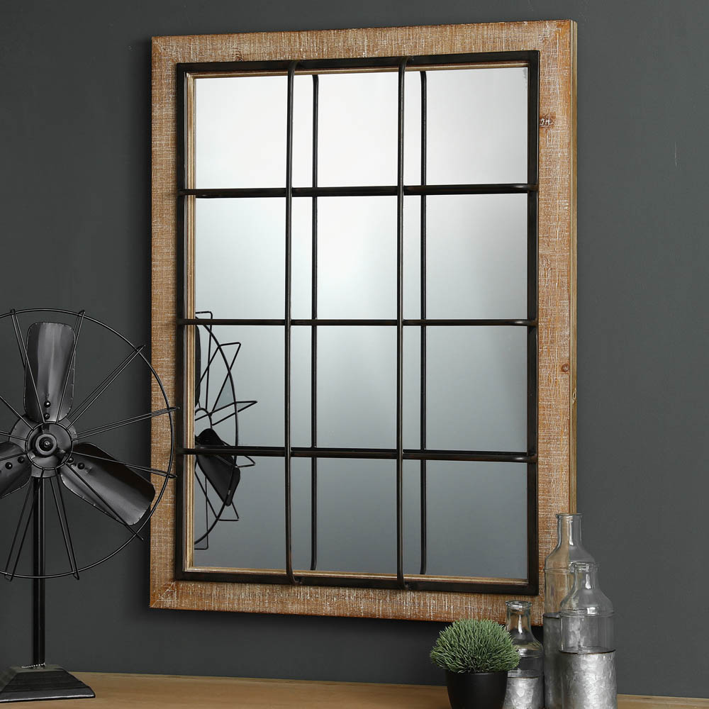 [OFFICIAL] Glitzhome 31.5"H Farmhouse Wooden/Metal Windowpane ...