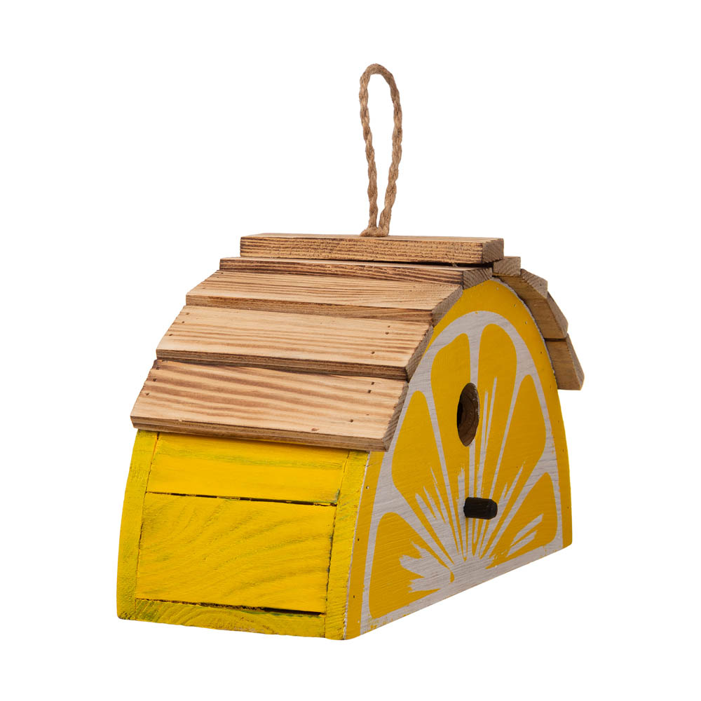 [OFFICIAL] Glitzhome 11.5"L Distressed Solid Wood Lemon Birdhouse