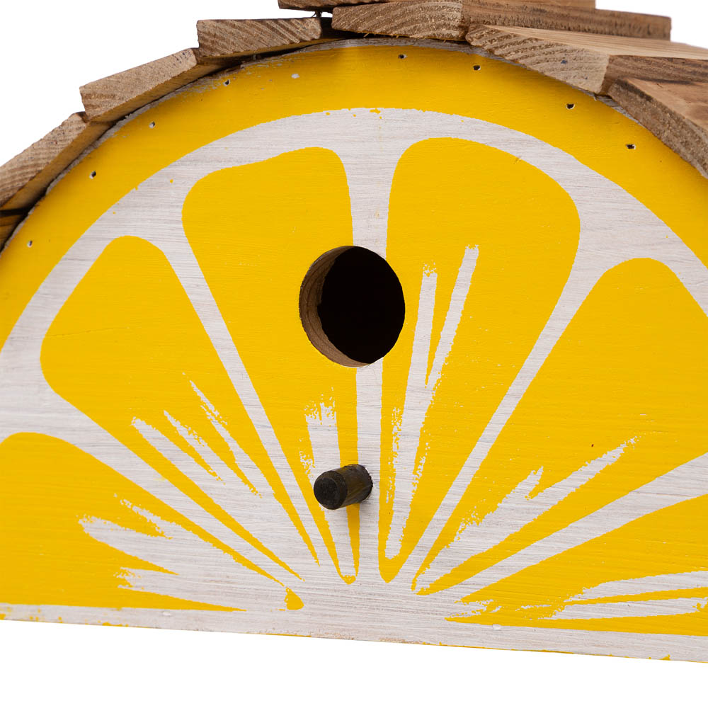 [OFFICIAL] Glitzhome 11.5"L Distressed Solid Wood Lemon Birdhouse