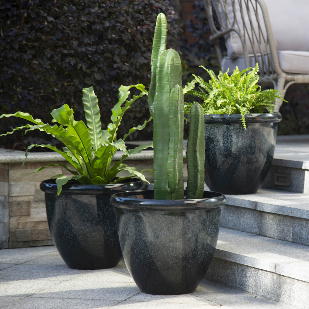 [OFFICIAL] Glitzhome Eco-friendly Large Faux Ceramic Round indoor and ...