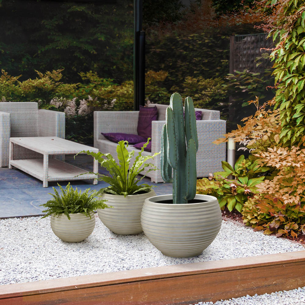 [OFFICIAL] Glitzhome Eco-friendly Large Faux Porcelain Round indoor and ...