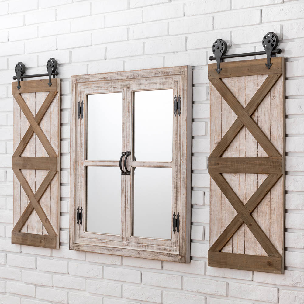 [OFFICIAL] Glitzhome 31.5"H Oversized Farmhouse Wood Window Frame Wall ...