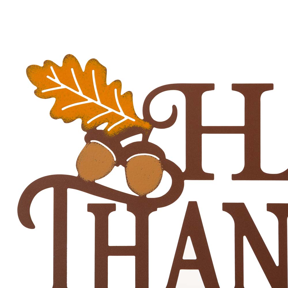 [OFFICIAL] 24"L Metal "HAPPY THANKSGIVING" Wall Décor