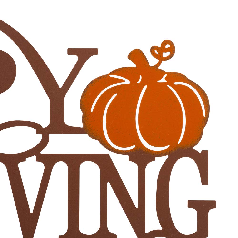 [OFFICIAL] 24"L Metal "HAPPY THANKSGIVING" Wall Décor