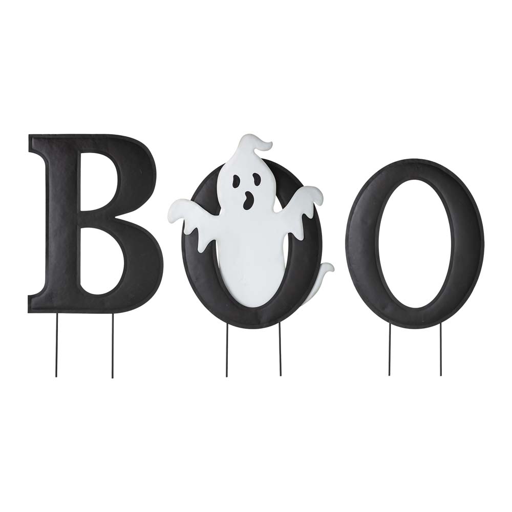 [OFFICIAL] Glitzhome 30"H Halloween Metal Ghost BOO Yard Stake or ...