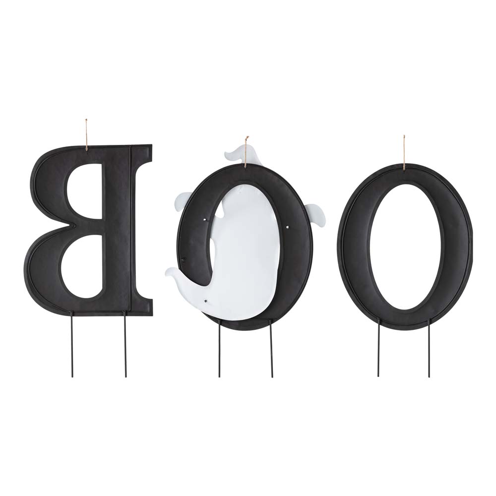 [OFFICIAL] Glitzhome 30"H Halloween Metal Ghost BOO Yard Stake or ...