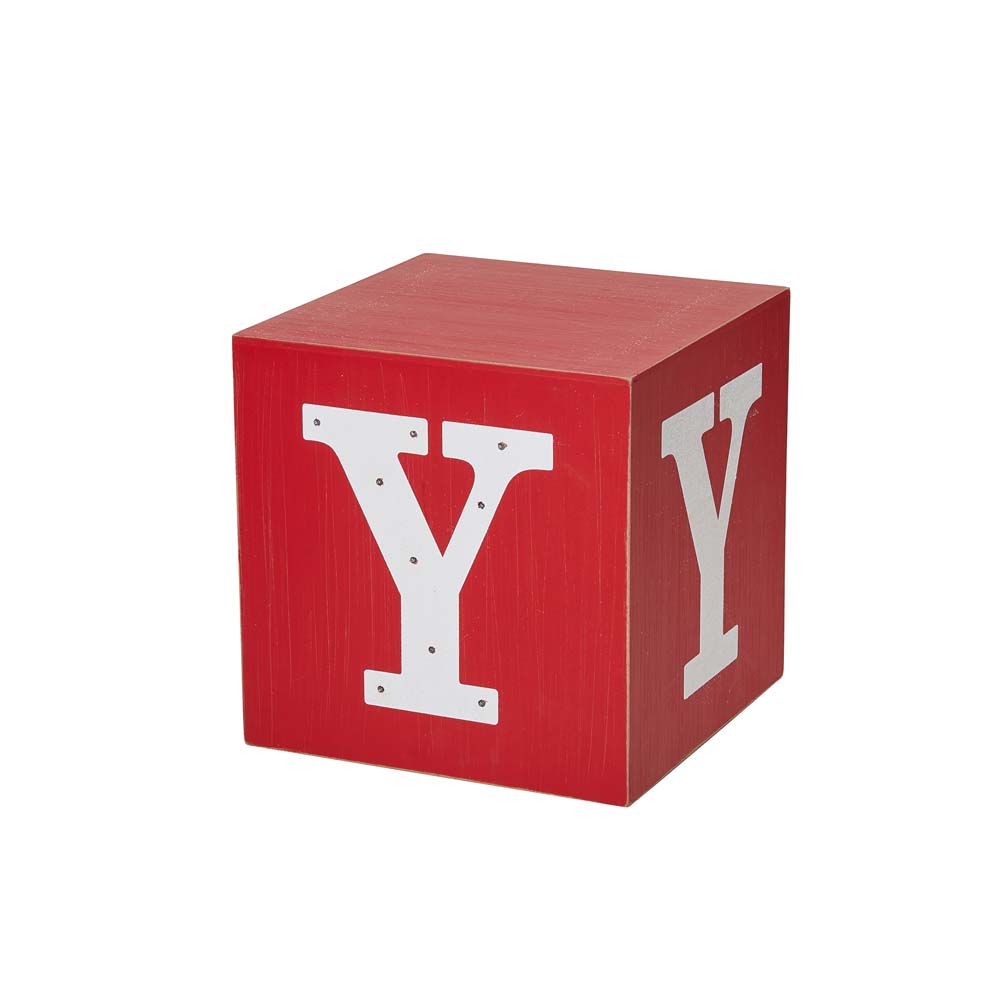 [OFFICIAL] Glitzhome 32"H Lighted Wooden Stacked Block "JOY" Porch Sign ...