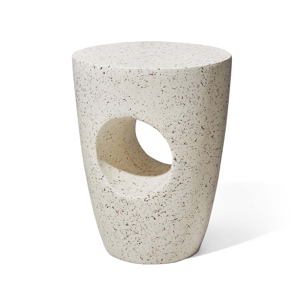 [OFFICIAL] Glitzhome 18"H MGO White Terrazzo Garden Stool or Planter ...