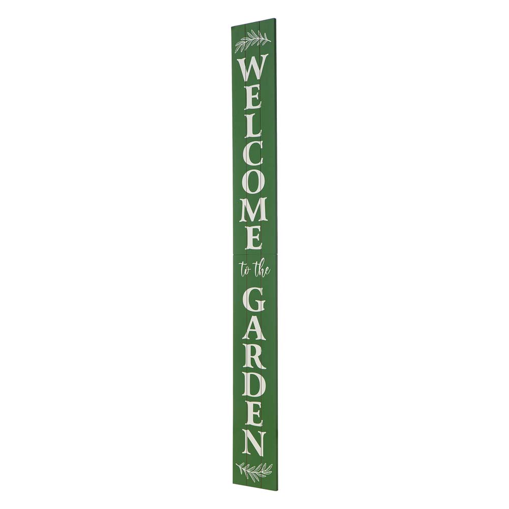 [OFFICIAL] Glitzhome 60"H Oversized Wooden Green "WELCOME to the GARDEN ...