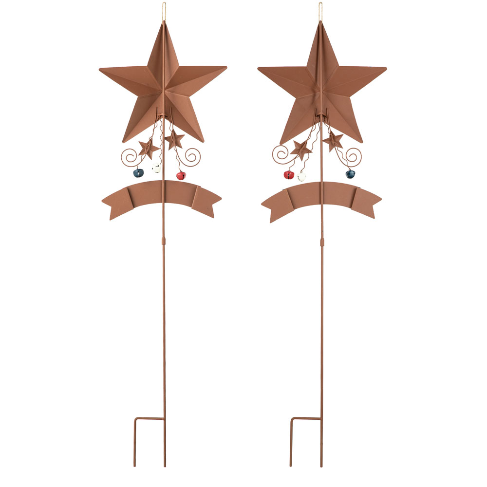 [OFFICIAL] Glitzhome Set of 2 42"H Patriotic/Americana Star Yard Stake
